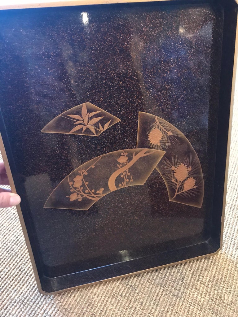 Large Antique Japanese Lacquer Box For Sale at 1stDibs