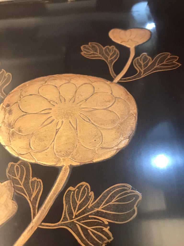 Large Antique Japanese Lacquer Box at 1stDibs