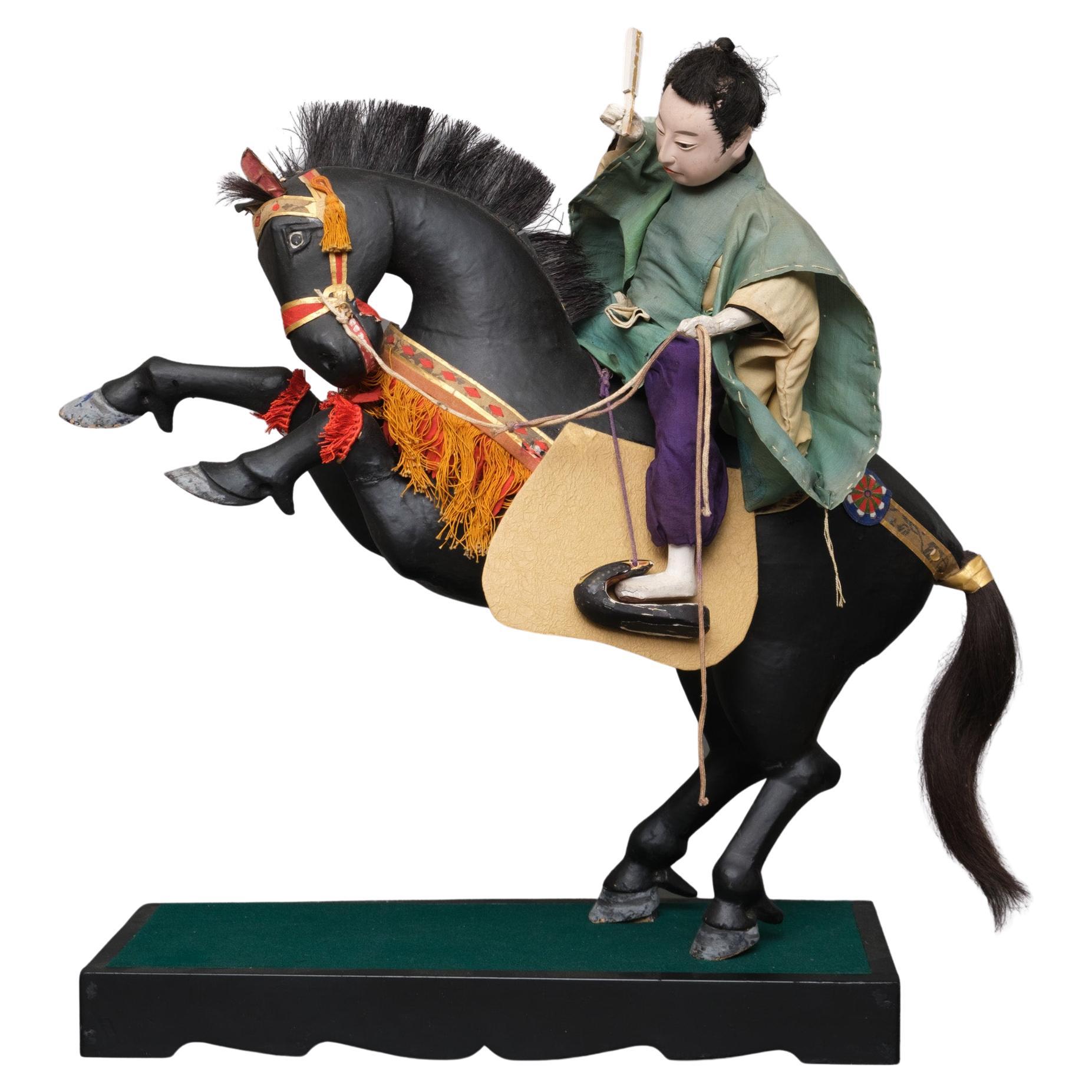 Lovely Japanese Ningyo Doll/Tanaka Doll of Samurai Warrior, 19th/20th ...