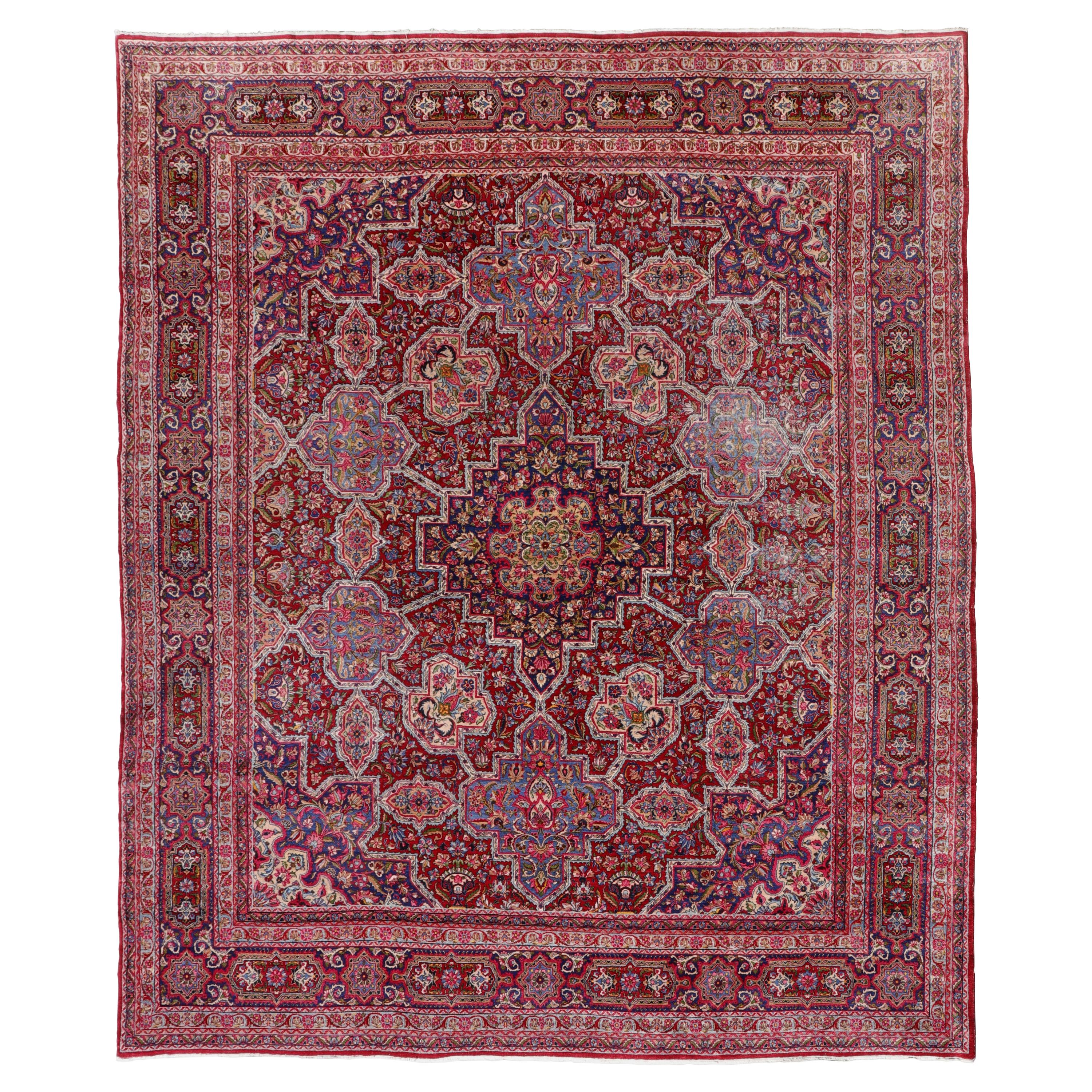 Large Antique Kerman Rug, South Central Persia For Sale at 1stDibs