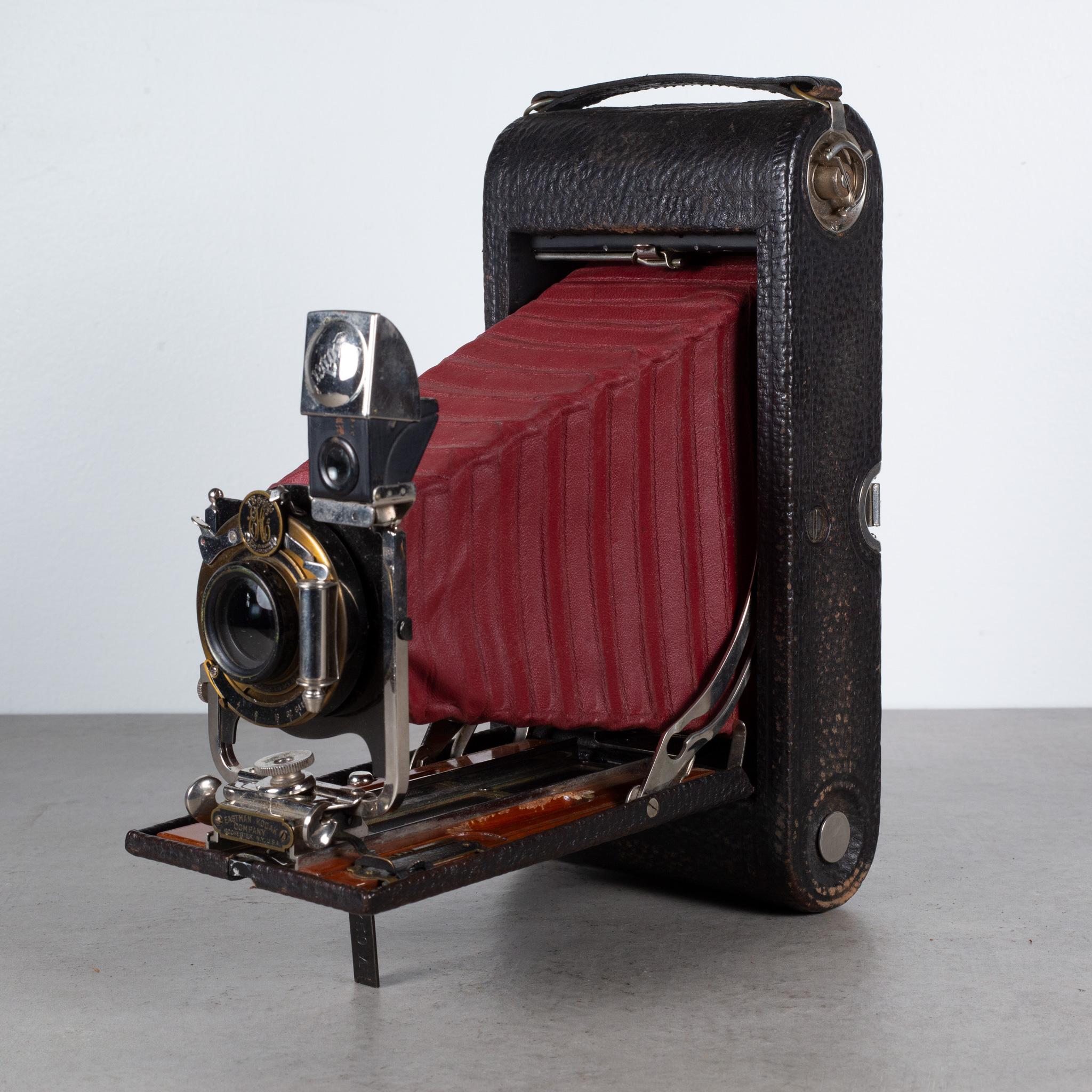 Large Antique Kodak Folding No. 3A Camera with Original Leather Case c ...