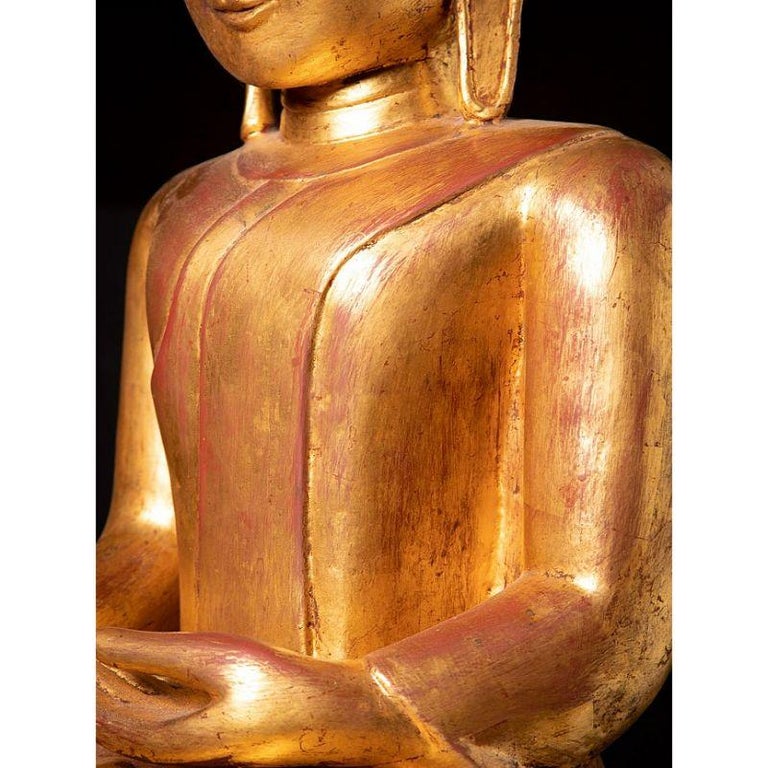 Large Antique Lacquerware Buddha Statue from Burma Original Buddhas For ...