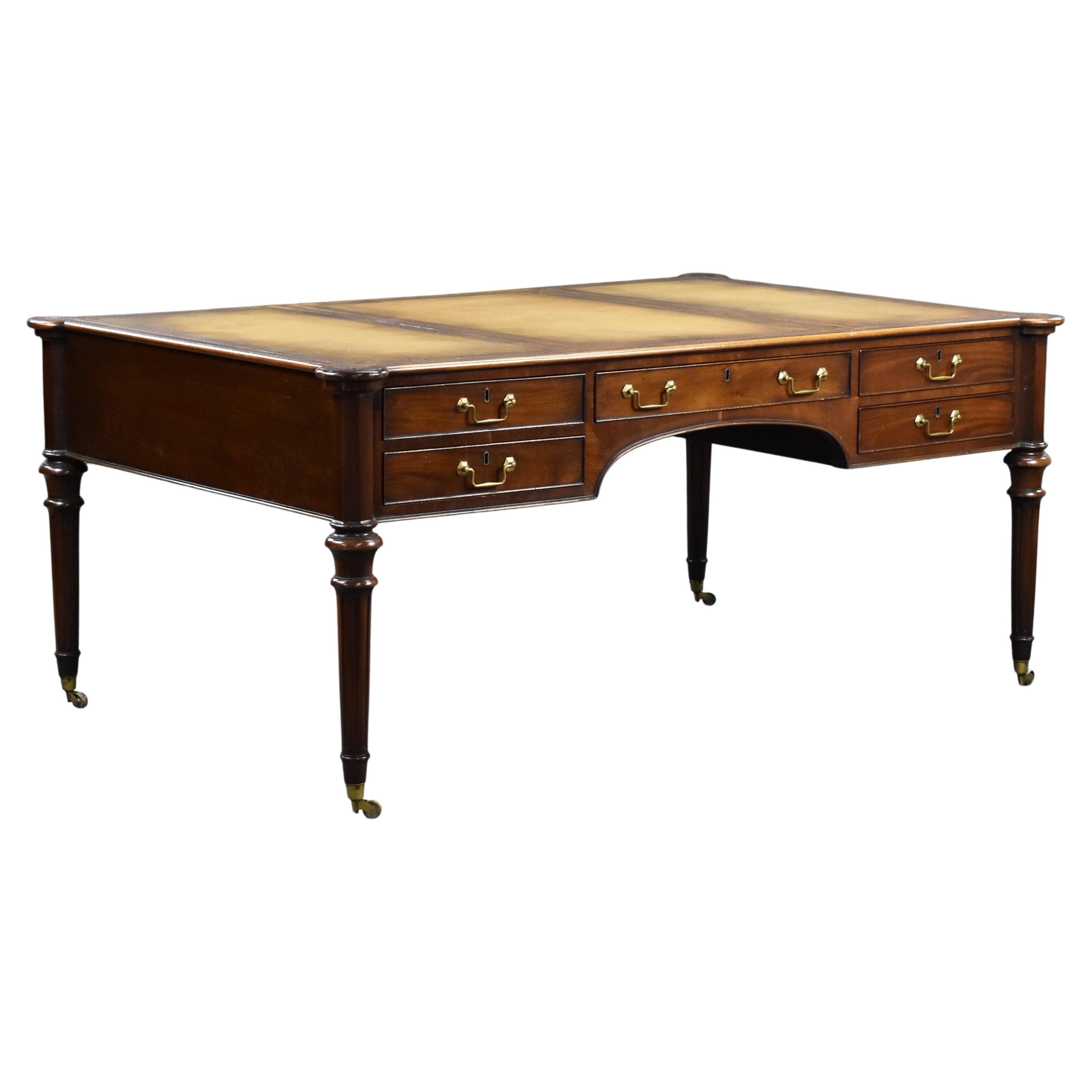 Antique Small Victorian Mahogany Writing Table, circa 1860 at 1stDibs