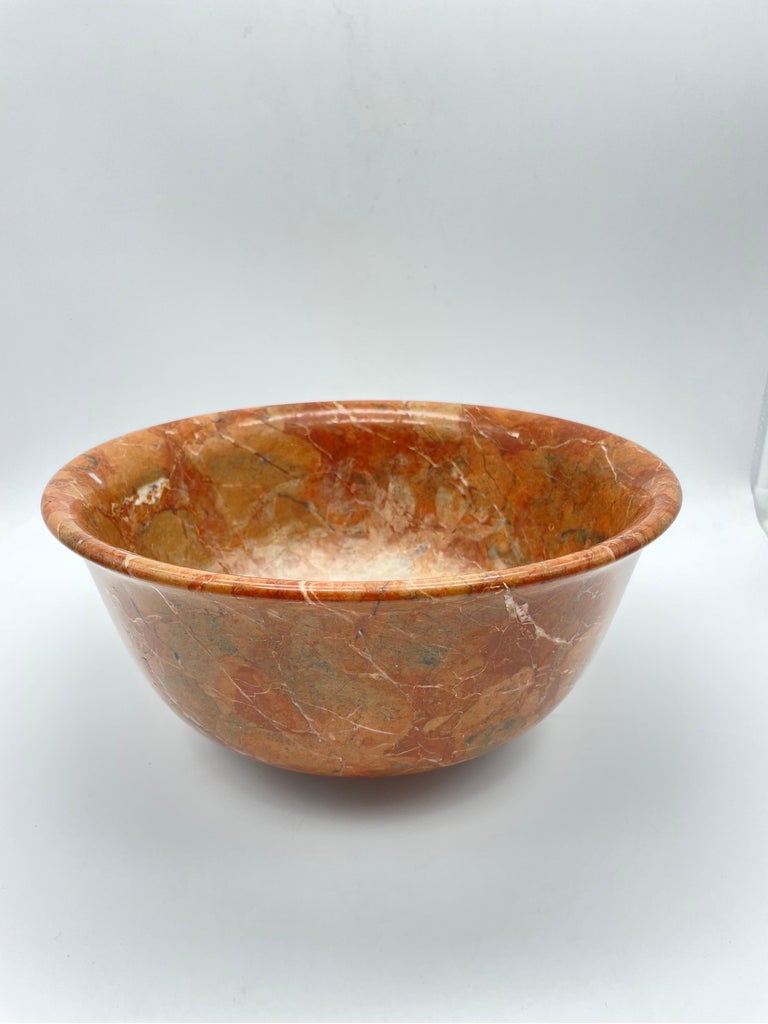 Large Antique Marble Bowl, Italy, Around 1910 For Sale at 1stDibs