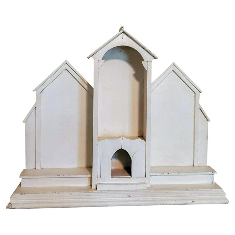 Large Antique Mexican Architectural Religious Niche Altar For Sale at ...