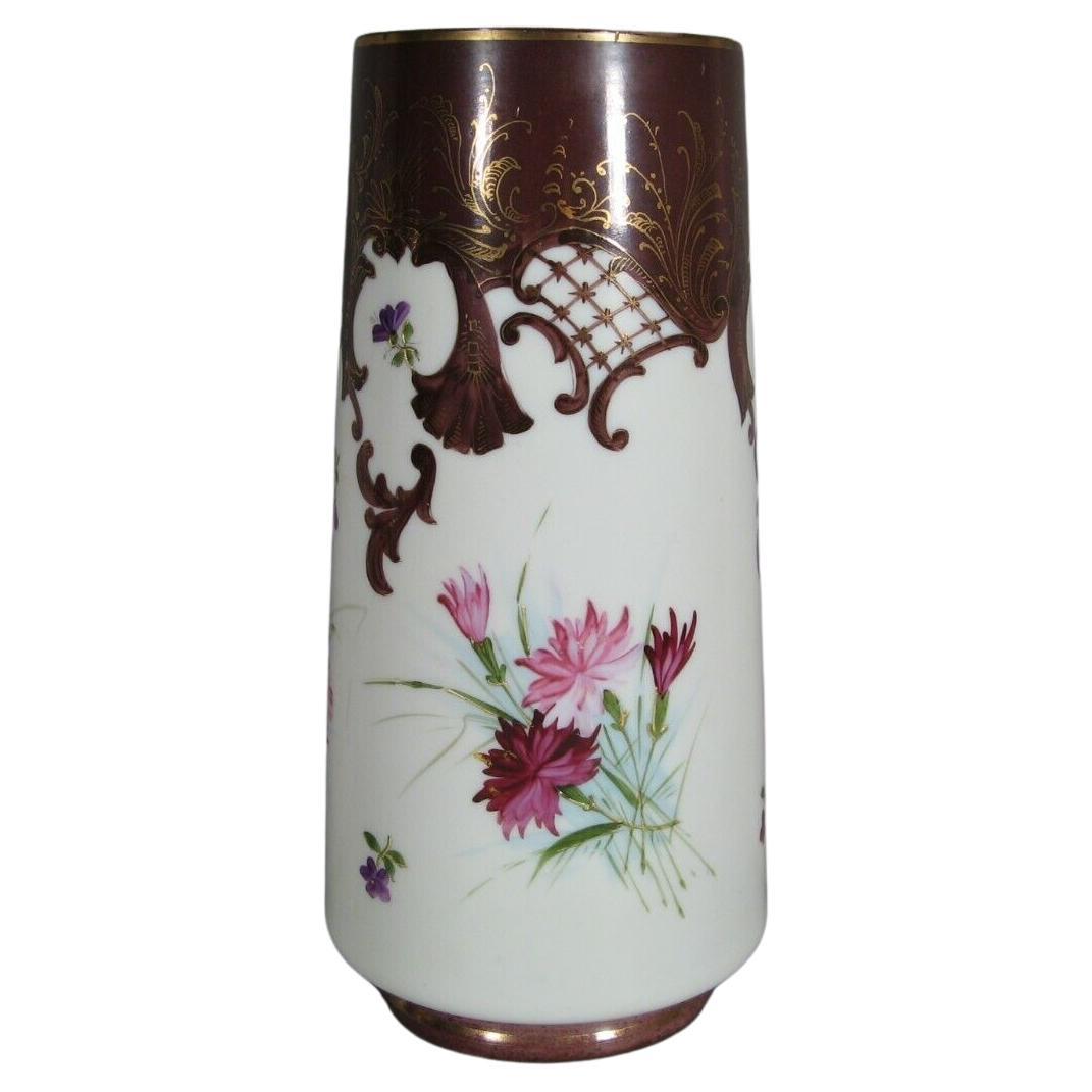 Antique Blue Floral Faience Funeral Urn - Macabo Design, 20th Century ...