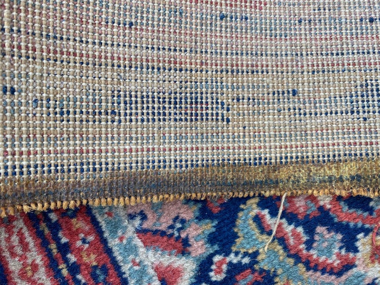 Large Antique Persian Style Rug in the Herati Design For Sale at 1stDibs