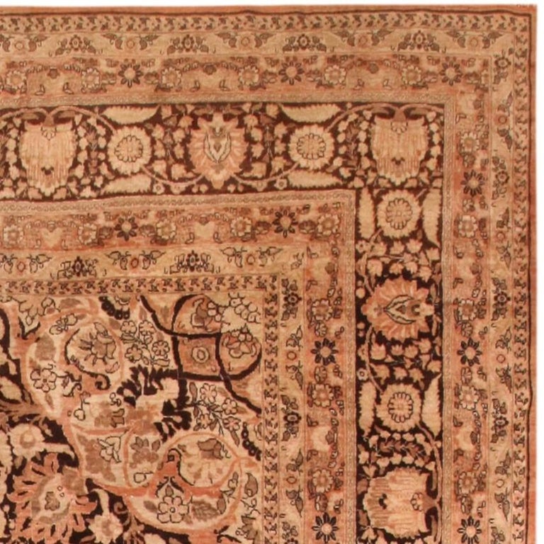 Large Antique Persian Tabriz Area Rug. 12 ft 6 in x 18 ft 3 in For Sale ...