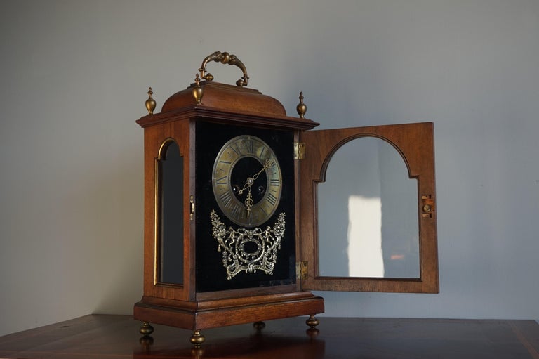 Large Antique Renaissance Revival Nutwood and Bronze Table or Mantel ...