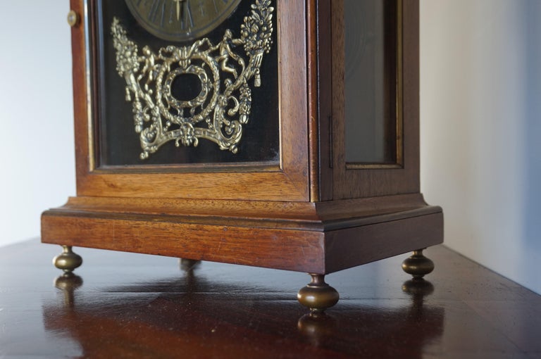Large Antique Renaissance Revival Nutwood and Bronze Table or Mantel ...