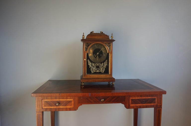 Large Antique Renaissance Revival Nutwood and Bronze Table or Mantel ...