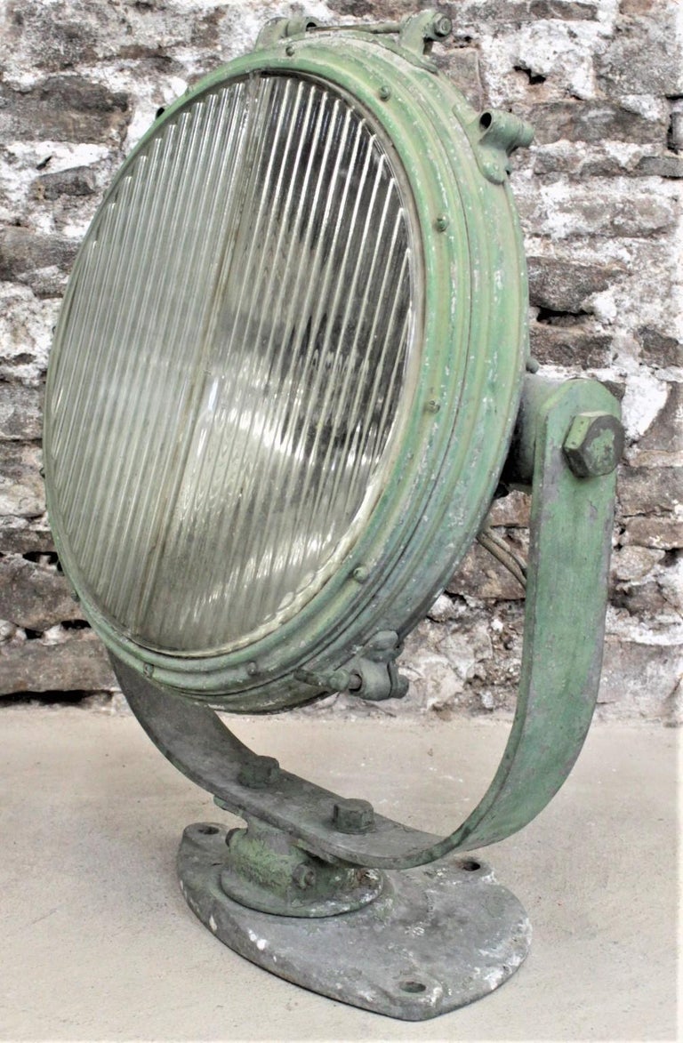 Large Antique Salvaged Pyle and National Co. Nautical or Marine ...