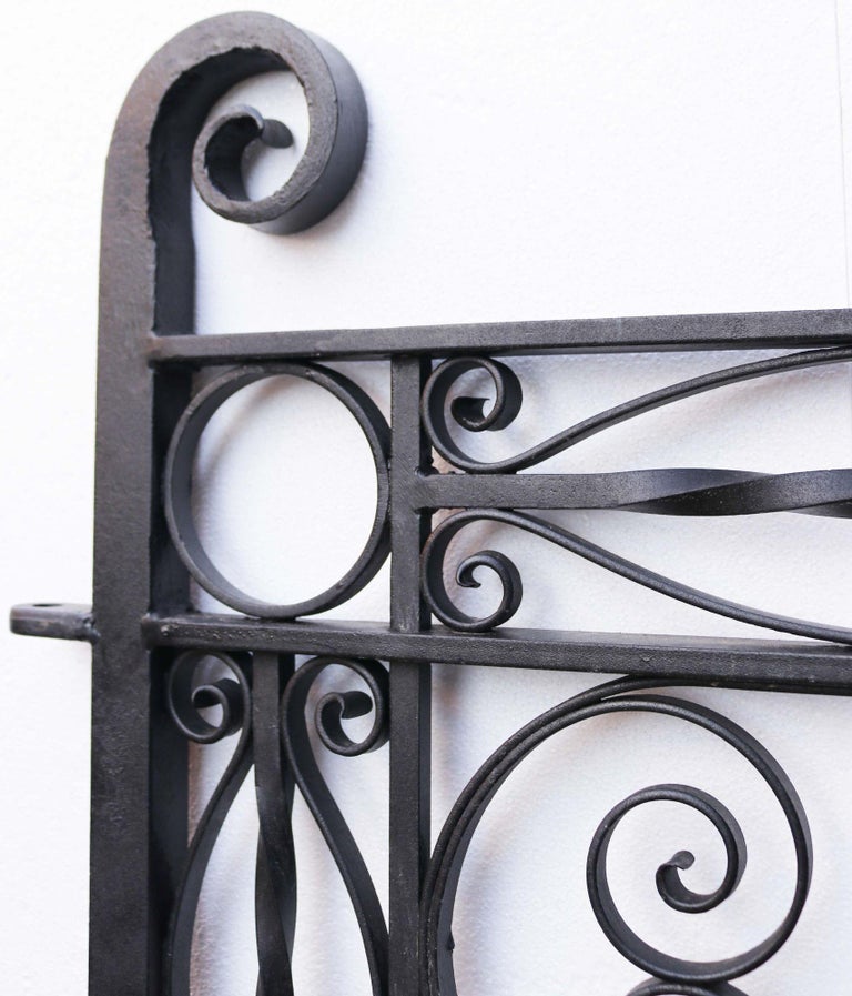 Large Antique Scroll Work Gate at 1stDibs