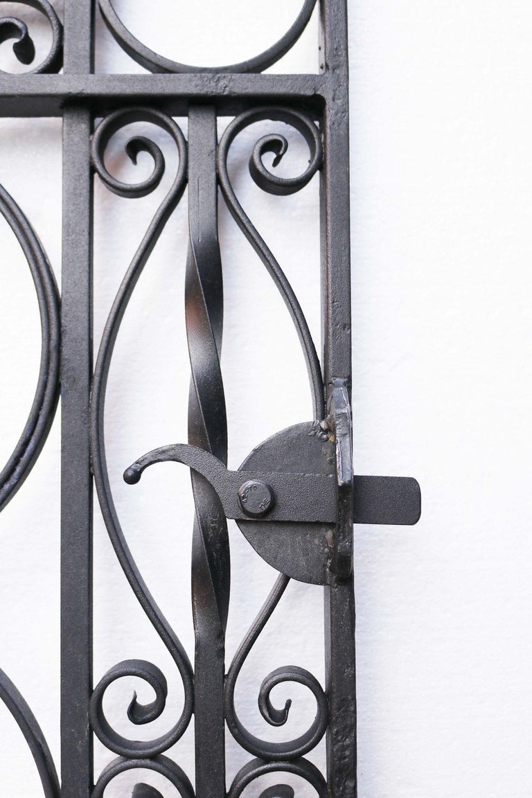 Large Antique Scroll Work Gate at 1stDibs