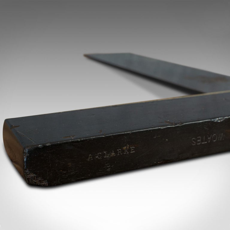 Large Antique Shipwright's Set Square, English, Rosewood, Tool ...