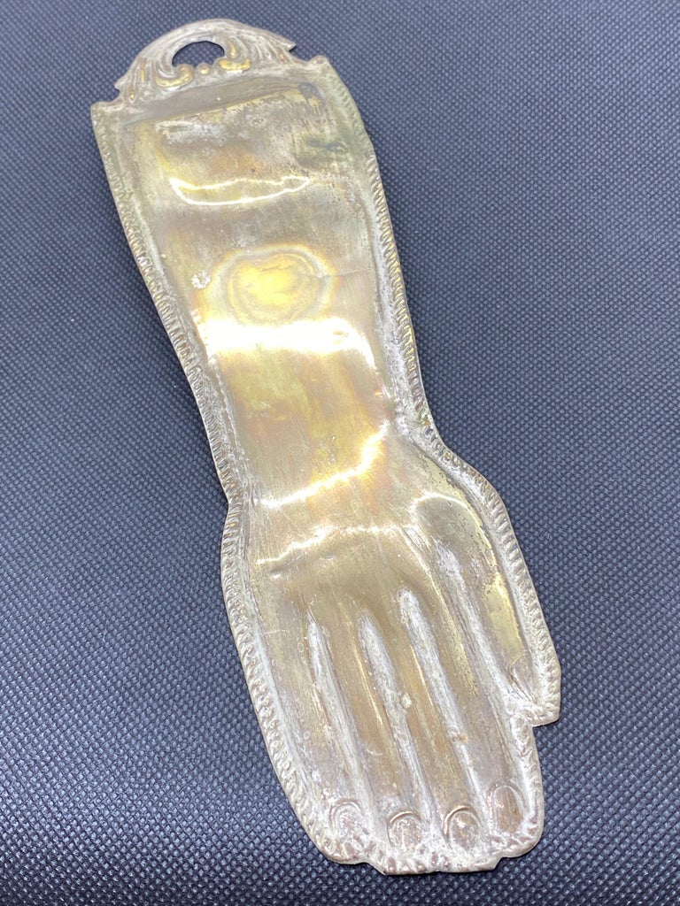 Large Antique Silver Hand Arm Ex Voto, Antique European, 1910s For Sale ...