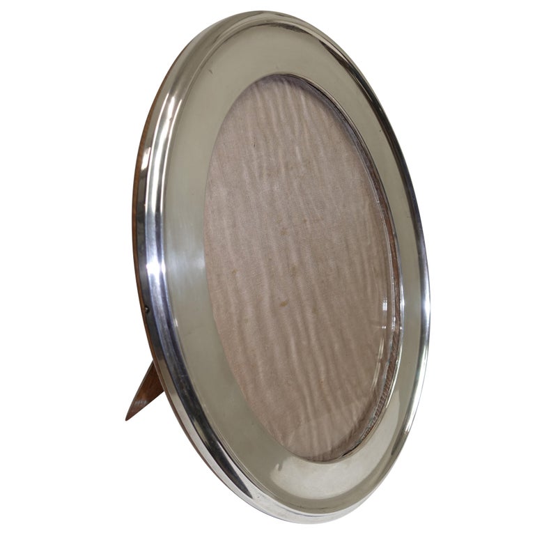 Large Antique Sterling Photo Frame, England, circa 1920 at 1stDibs