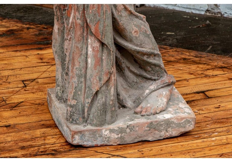 Large Antique Terracotta Figure of Venus For Sale at 1stDibs