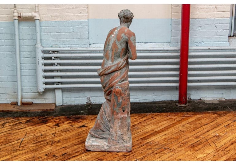 Large Antique Terracotta Figure of Venus For Sale at 1stDibs