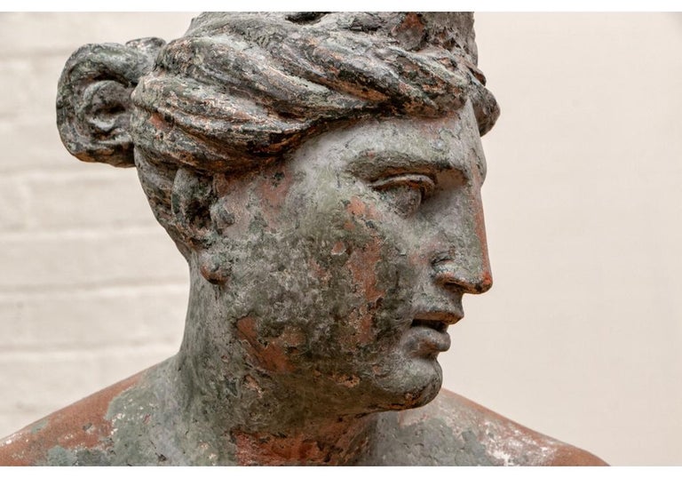 Large Antique Terracotta Figure of Venus For Sale at 1stDibs