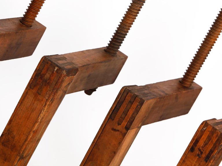 Large Antique Wooden Screws Clamps Clips, Set of 8 For Sale at 1stDibs ...
