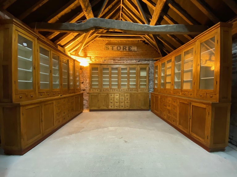 Large Apothecary Display Cabinet Pharmacy Chemist Shop circa 1920s ...