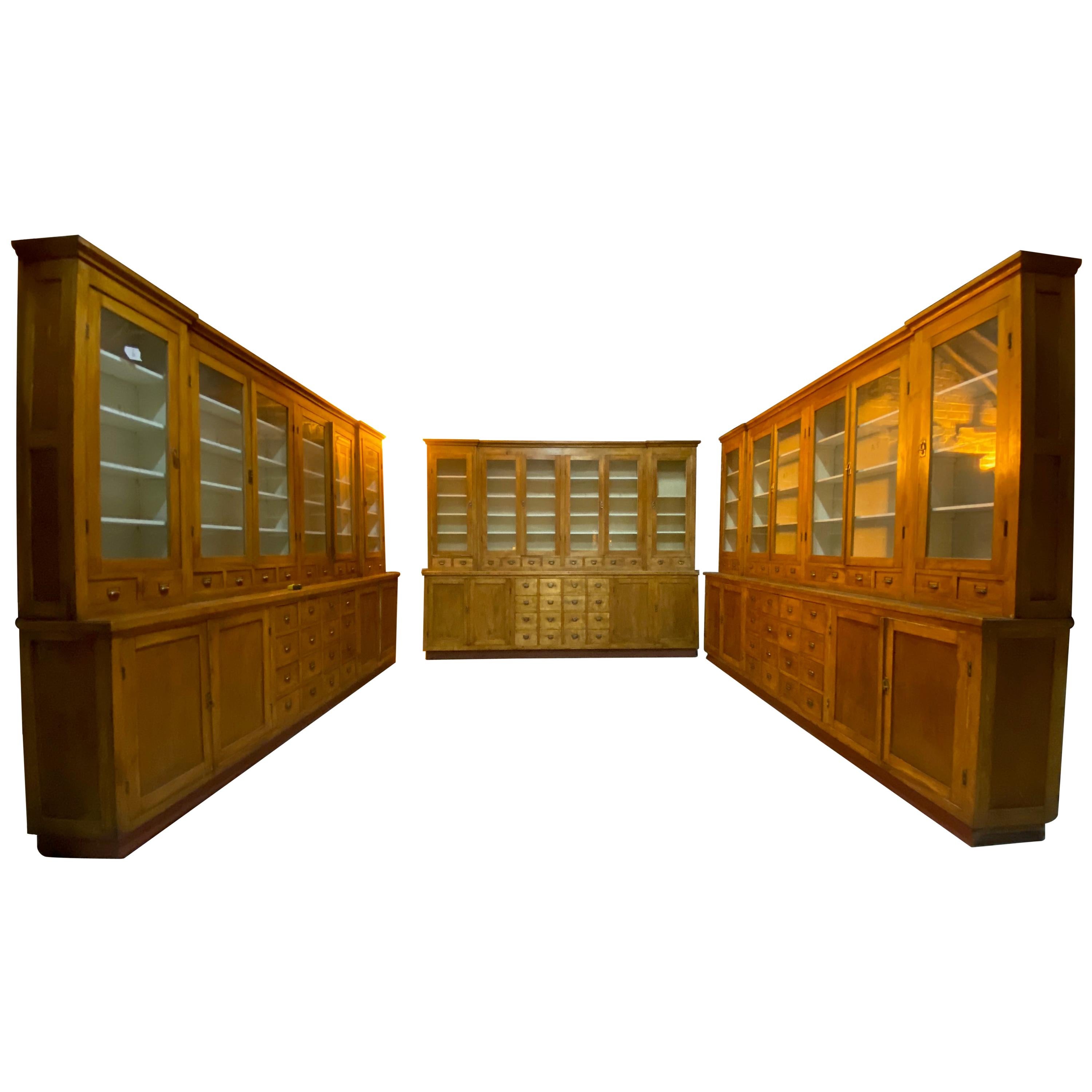 Large Apothecary Display Cabinet Pharmacy Chemist Shop circa 1920s ...