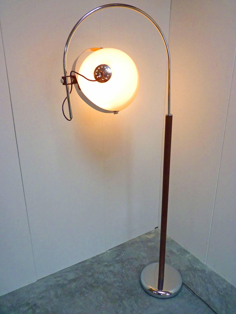 Large Arc Mushroom Floor Lamp by Dijkstra, the Netherlands, 1970s at ...