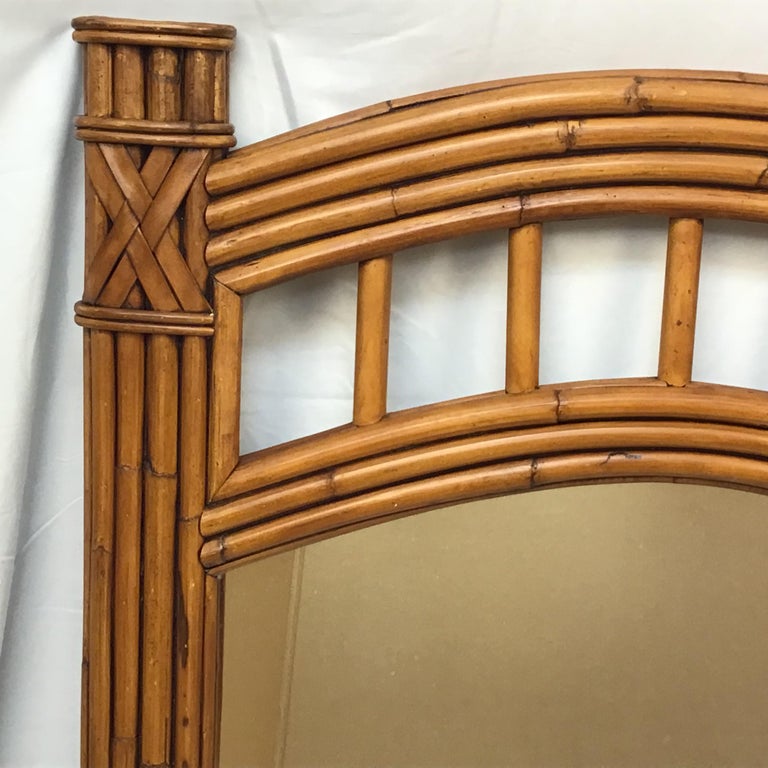 Large Architectural Bamboo Mirror For Sale at 1stDibs | large bamboo mirror