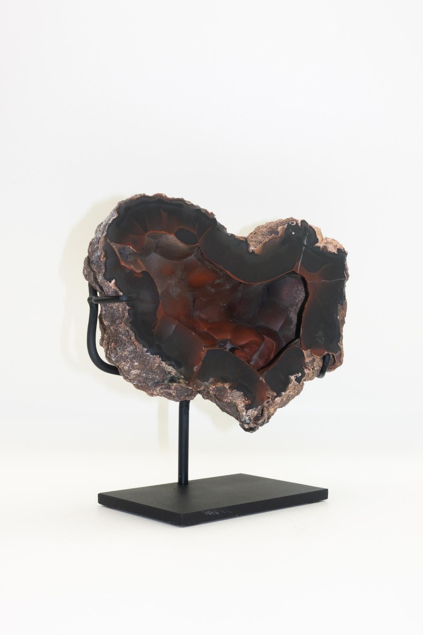 Large Argentinian Red Fox Agate Mounted at 1stDibs | red fox agate for ...