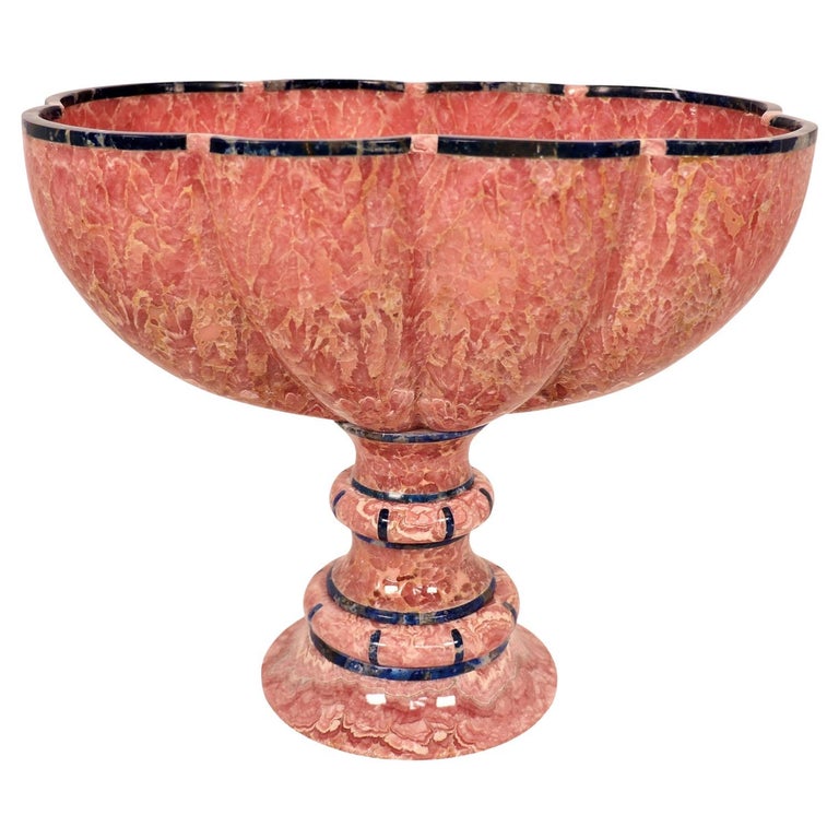 Large Argentinian Rhodochrosite Art Bowl For Sale at 1stDibs