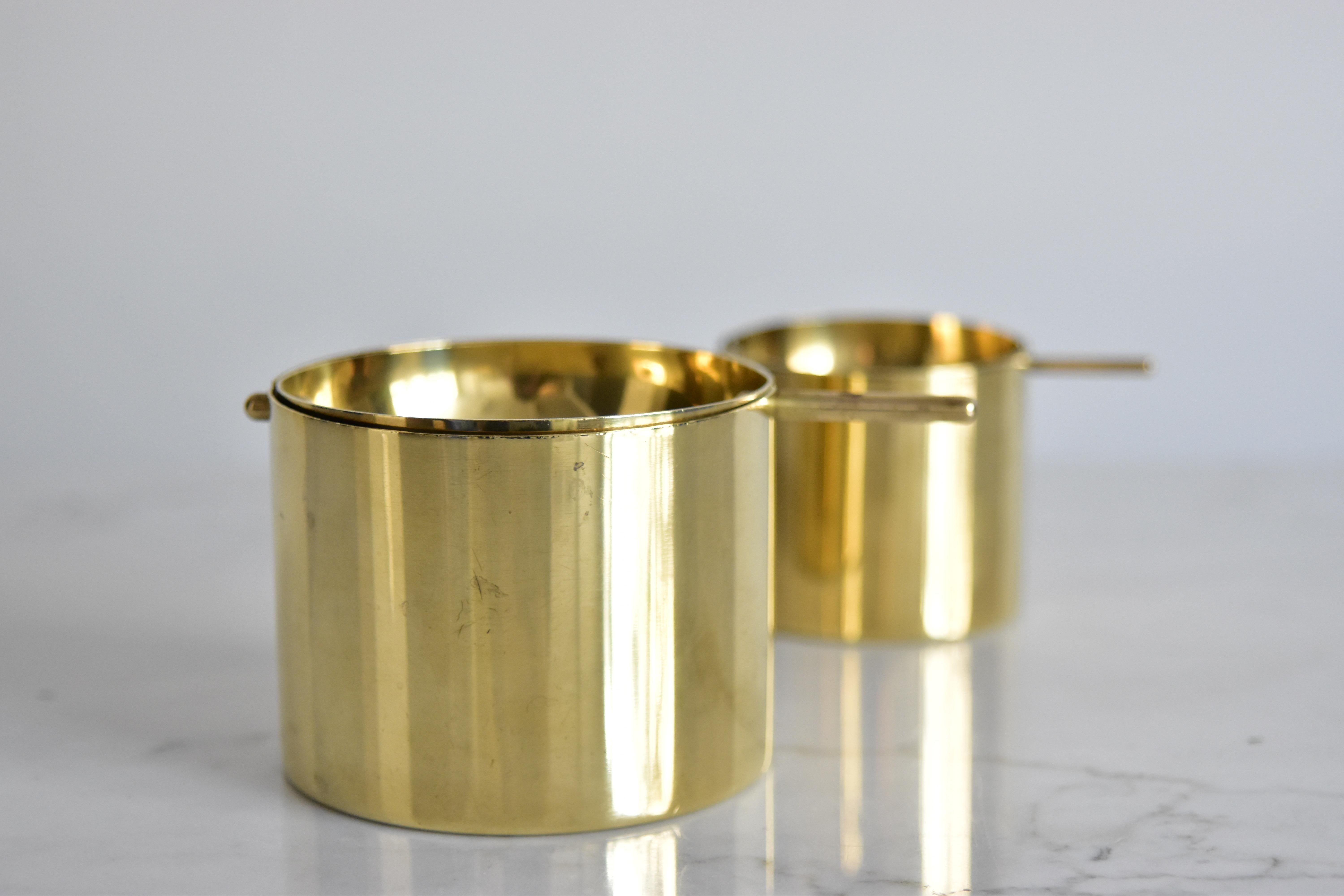 Large Arne Jacobsen Brass Ashtray by Stelton Made in Denmark at 1stDibs ...