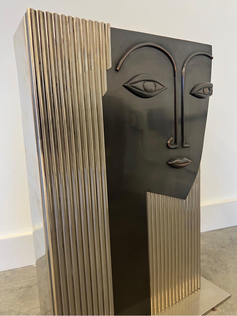 Large Art Deco Face Vases in the Manner of Franz Hagenauer For Sale at ...