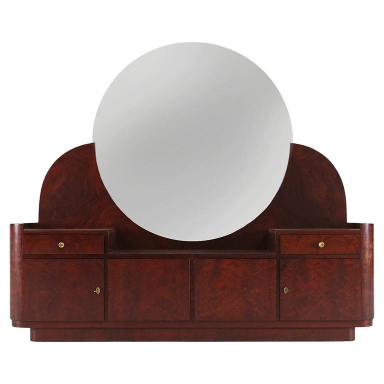 Large Art Deco Make-Up Table, circa 1930 For Sale at 1stDibs