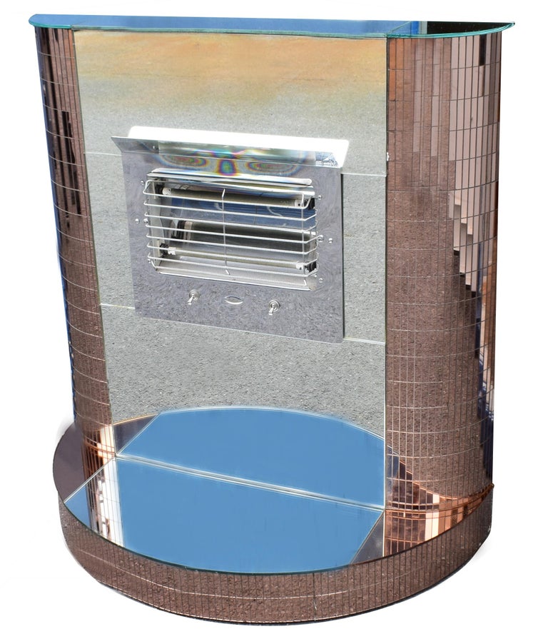 Large Art Deco Rare Mirror Fire Place Surround, circa 1930s at 1stDibs ...