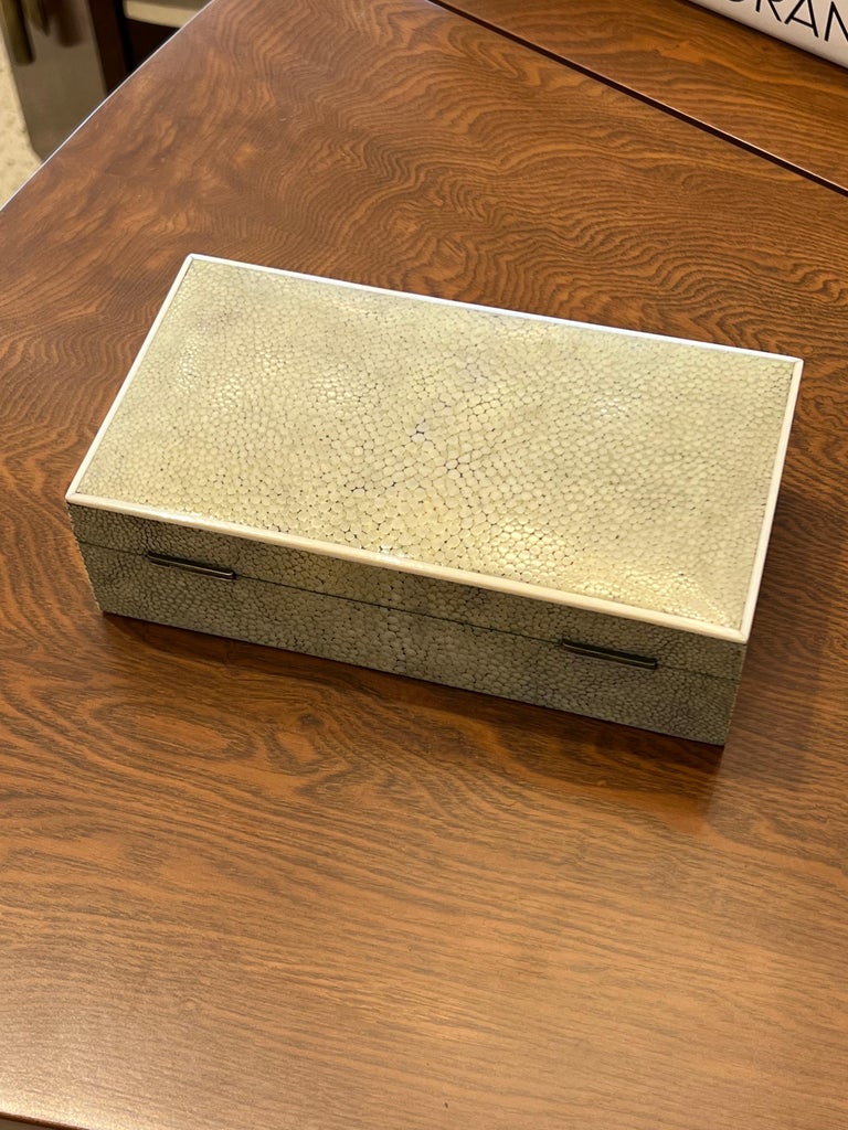 Art Deco Large Shagreen Box at 1stDibs