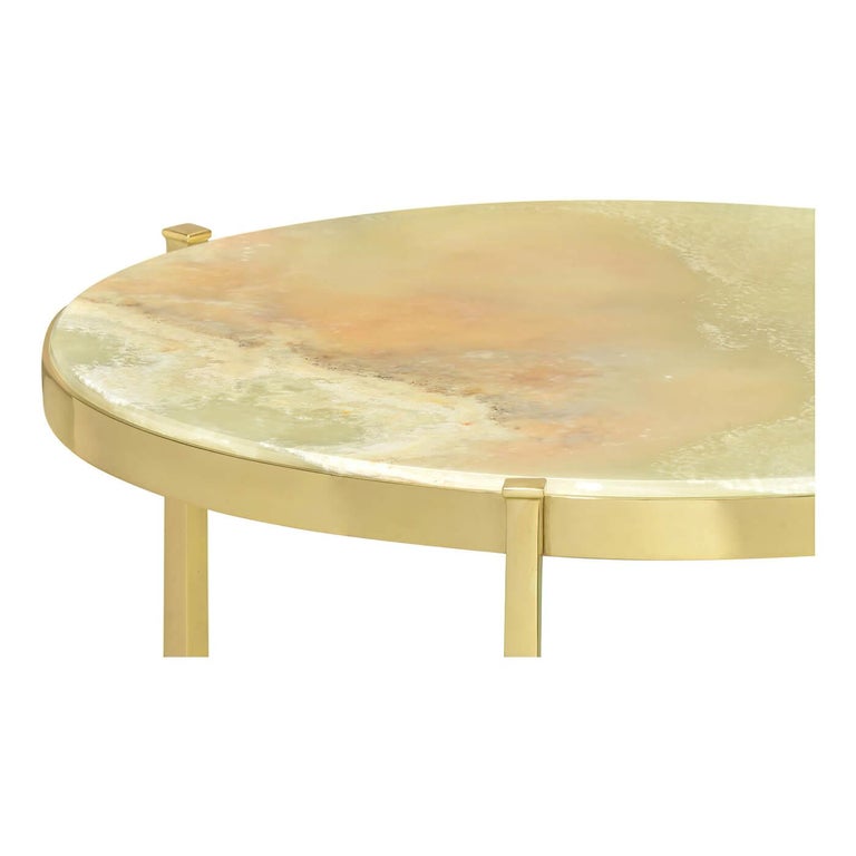 Large Art Deco Side Table, Onyx at 1stDibs