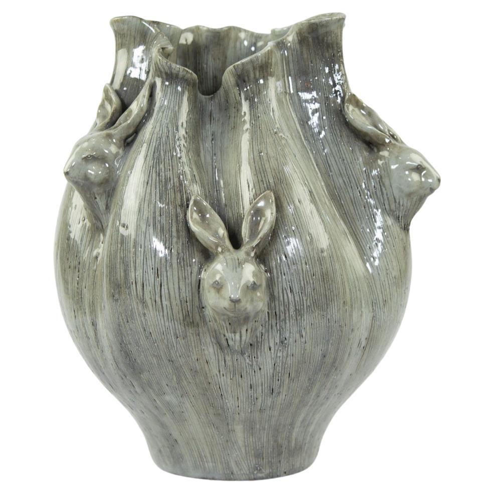 Large Art Deco Vase Belgium For Sale at 1stDibs