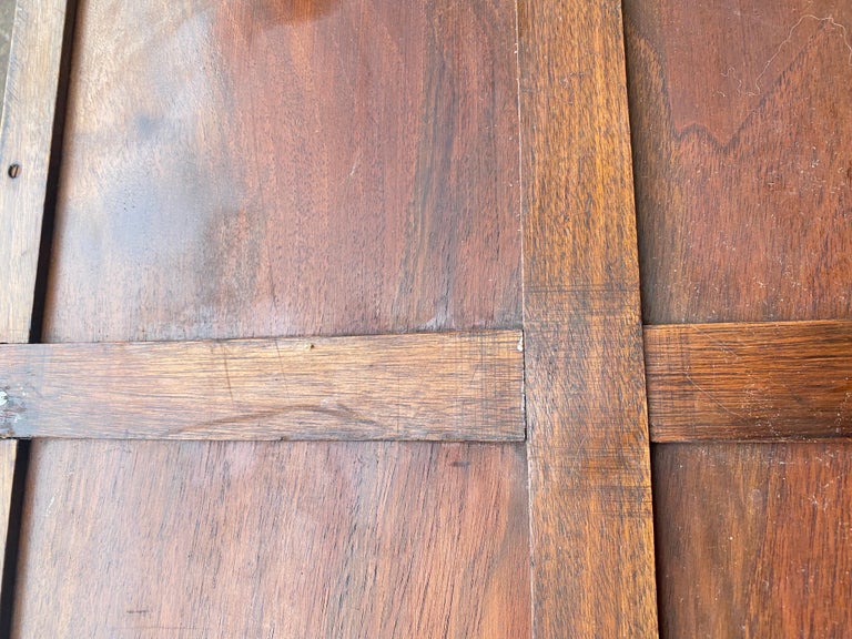 Large Art Deco Wood Tray, Brown Color old Patina France, 1940 For Sale ...
