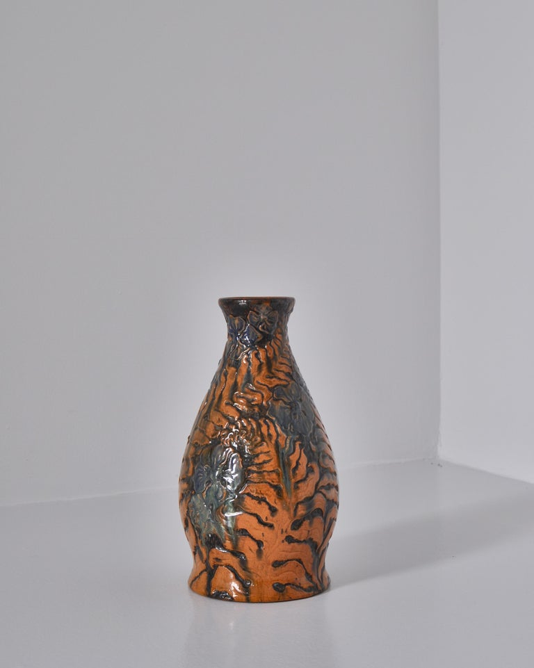 Large Art Nouveau / Jugend Style 1920s Ceramics Vase by MA and Sons ...