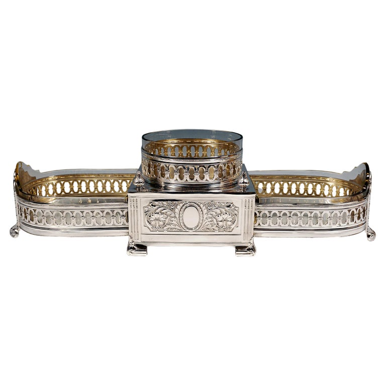 Large Art Nouveau Silver Centerpiece, Jardiniere, Lutz and Weiss ...