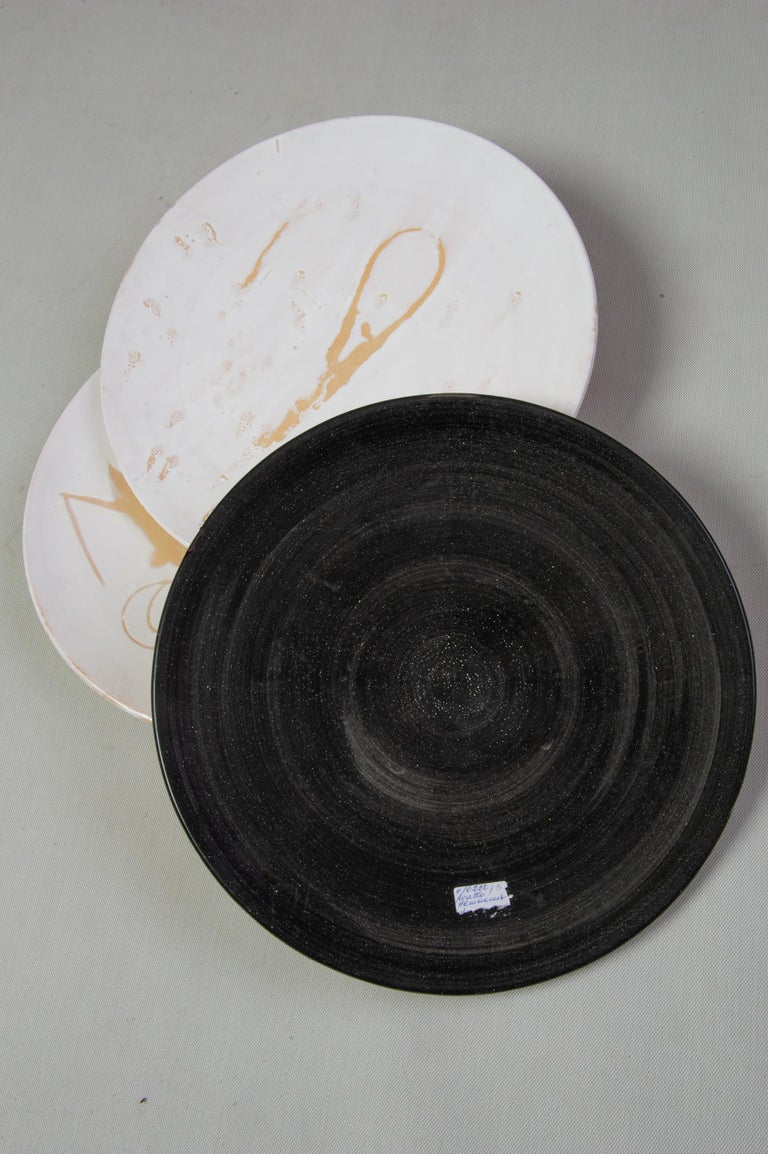 Large Artist Ceramic Large Plates For Sale at 1stDibs