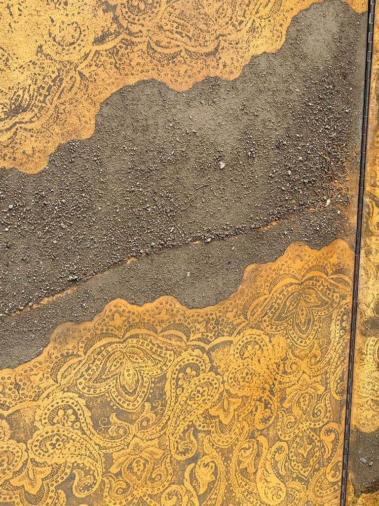 Large Artist-Made 5-Panel Screen For Sale at 1stDibs