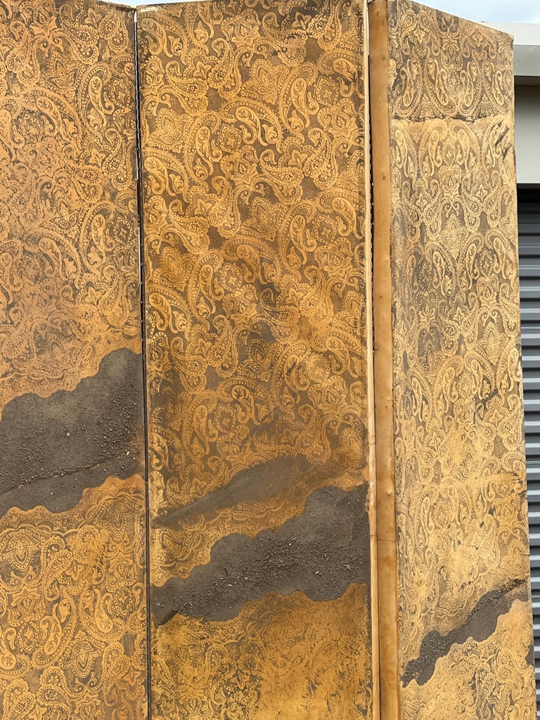 Large Artist-Made 5-Panel Screen For Sale at 1stDibs