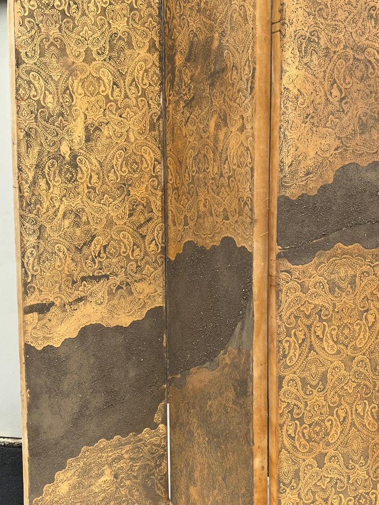 Large Artist-Made 5-Panel Screen For Sale at 1stDibs