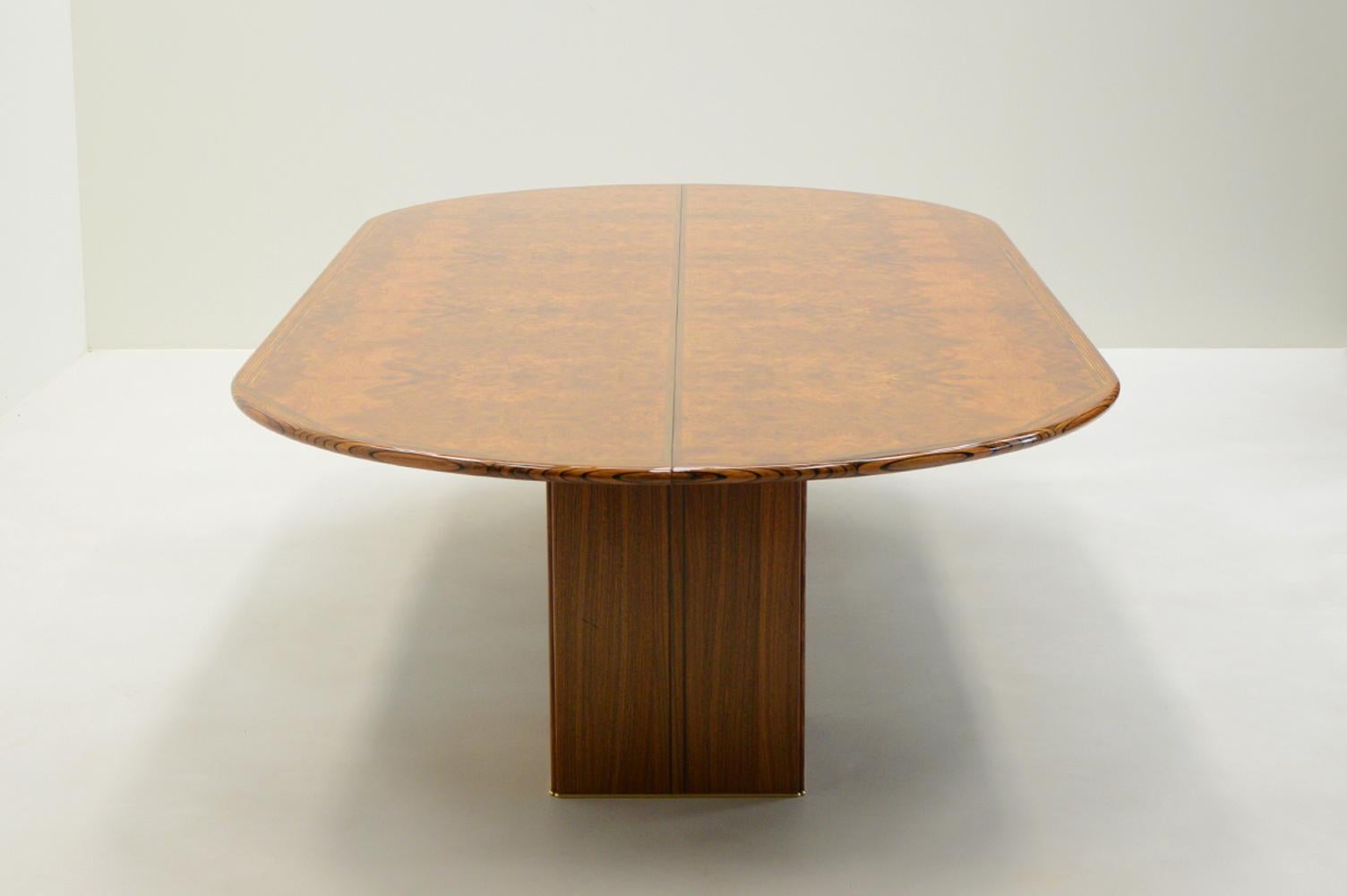 Large 'Artona’ dining table by Afra and Tobia Scarpa for Maxalto, 1970 ...