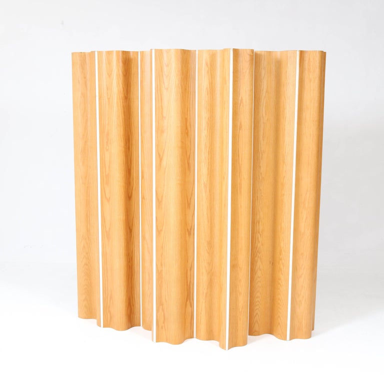 Large Ash Original Folding Screen or Divider by Charles and Ray Eames ...