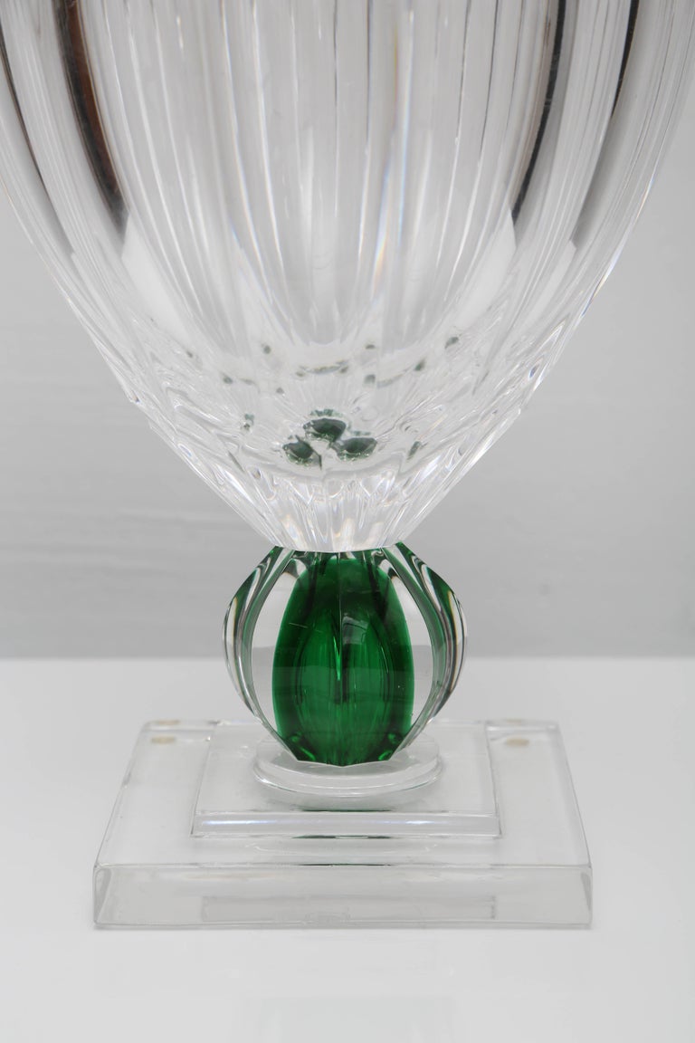 Large Austrian Crystal Vase, Austria, 1920 at 1stDibs