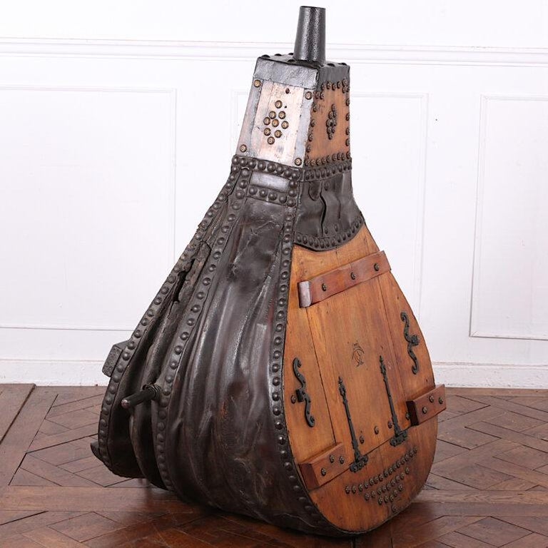 Large Authentic Blacksmith Bellows / Liquor Cabinet, C.1860 For Sale at ...