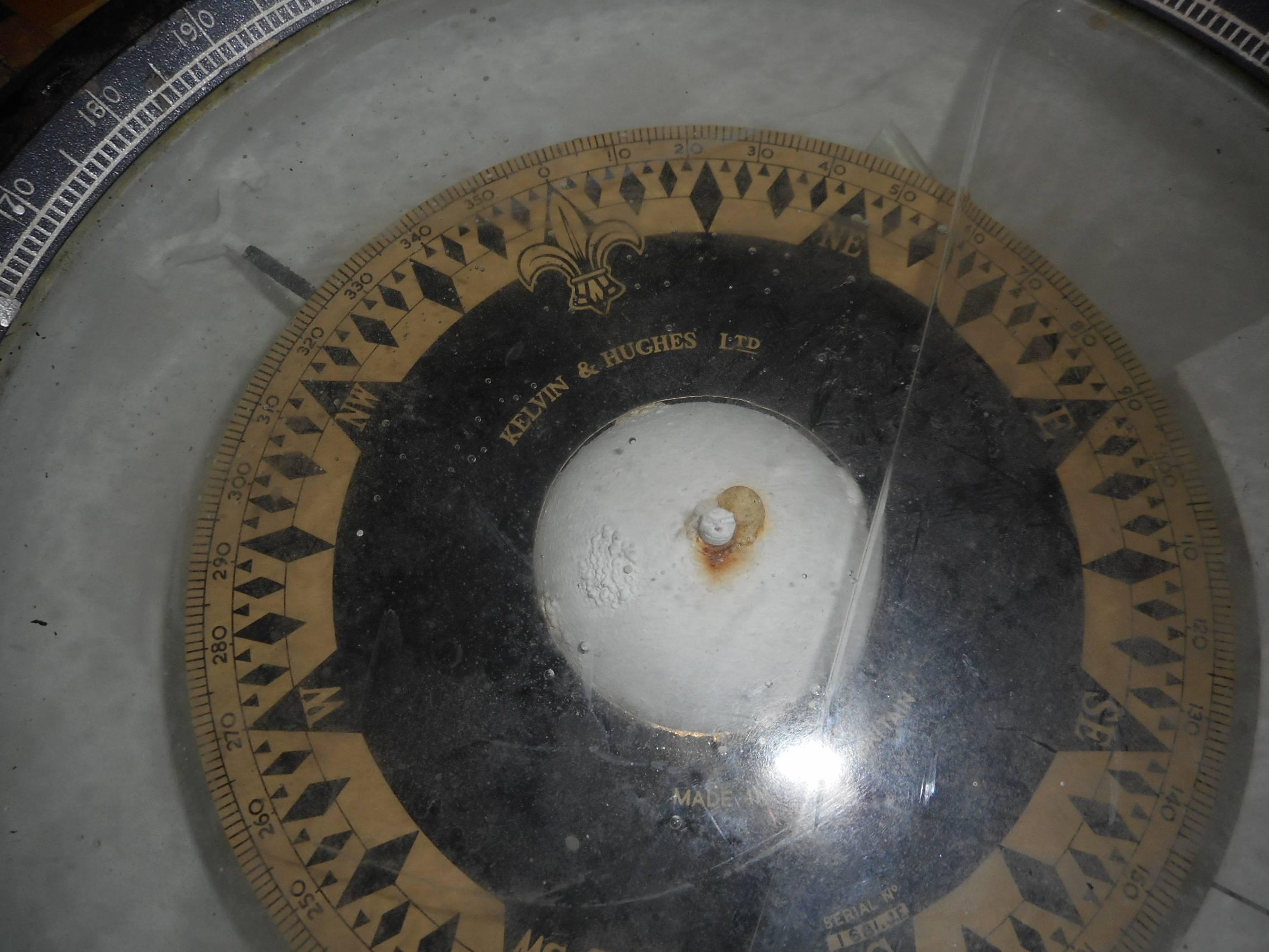 Large Authentic Brass Ship Binnacle Made in Great Britain at 1stDibs